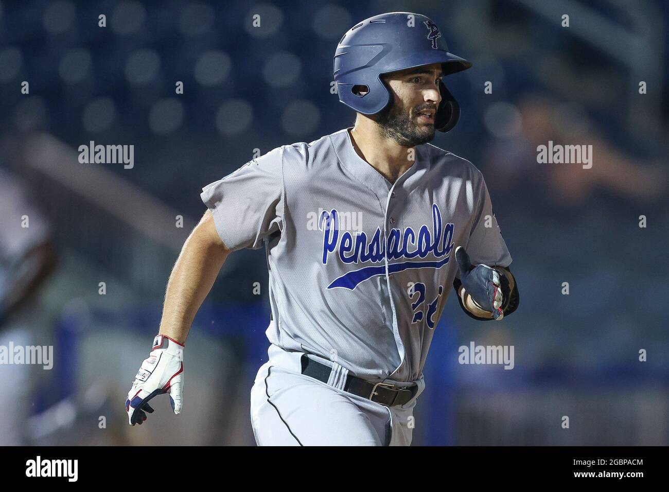 Biloxi, Mississippi, USA. 04th Aug, 2021. Pensacola Blue Wahoos ...