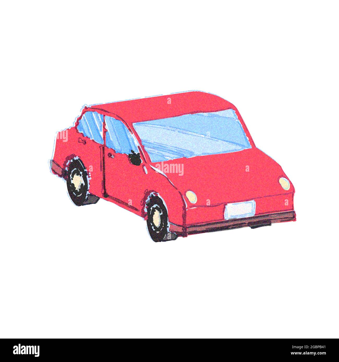 Car watercolor illustration hi-res stock photography and images - Alamy