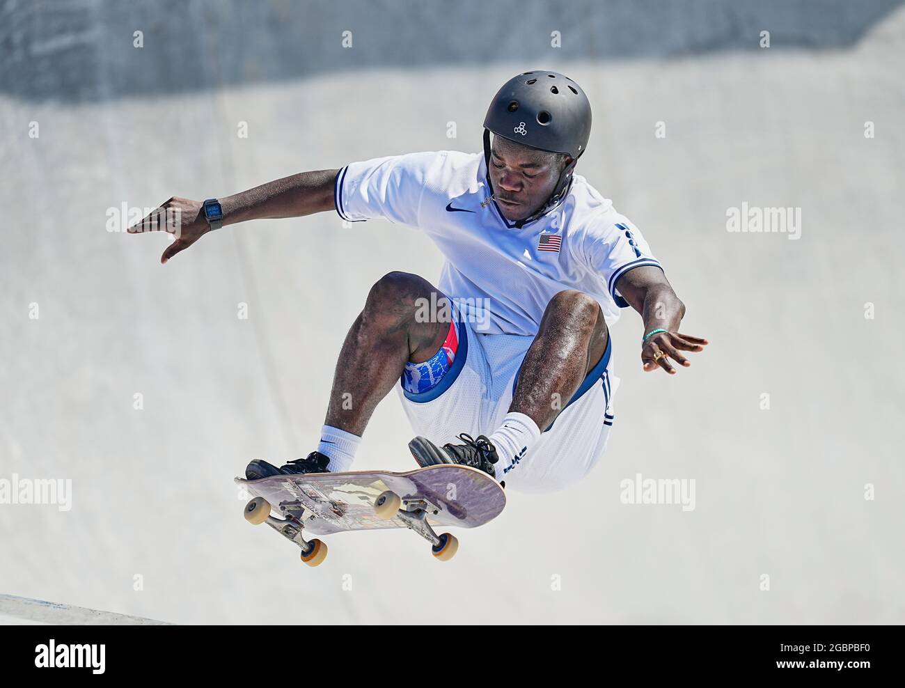 August 5, 2021: Zion Wright during men's park skateboard at the ...