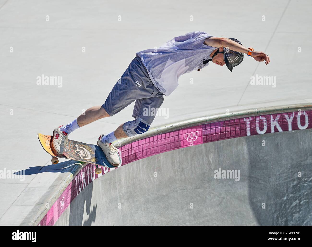 August 5, 2021: Andy Anderson during men's park skateboard at the ...