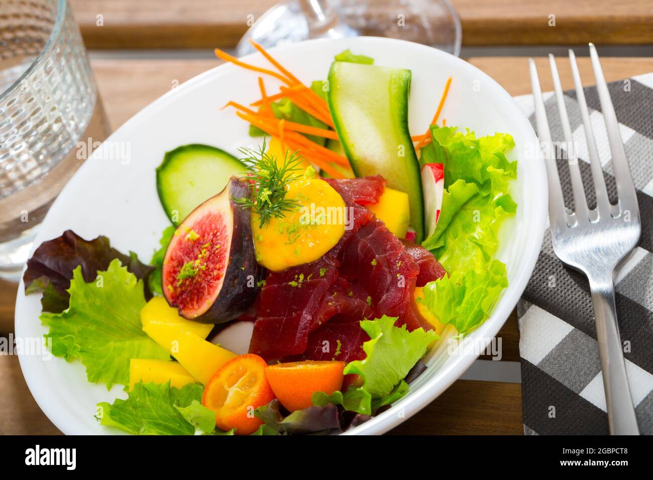 Tuna salad vegetables fruits hi-res stock photography and images - Alamy