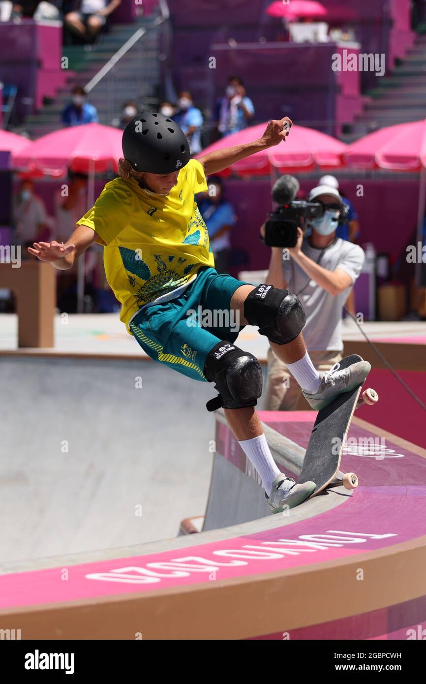 Keegan PALMER (AUS), AUGUST 5th, 2021 - Skateboarding : Men's Park ...