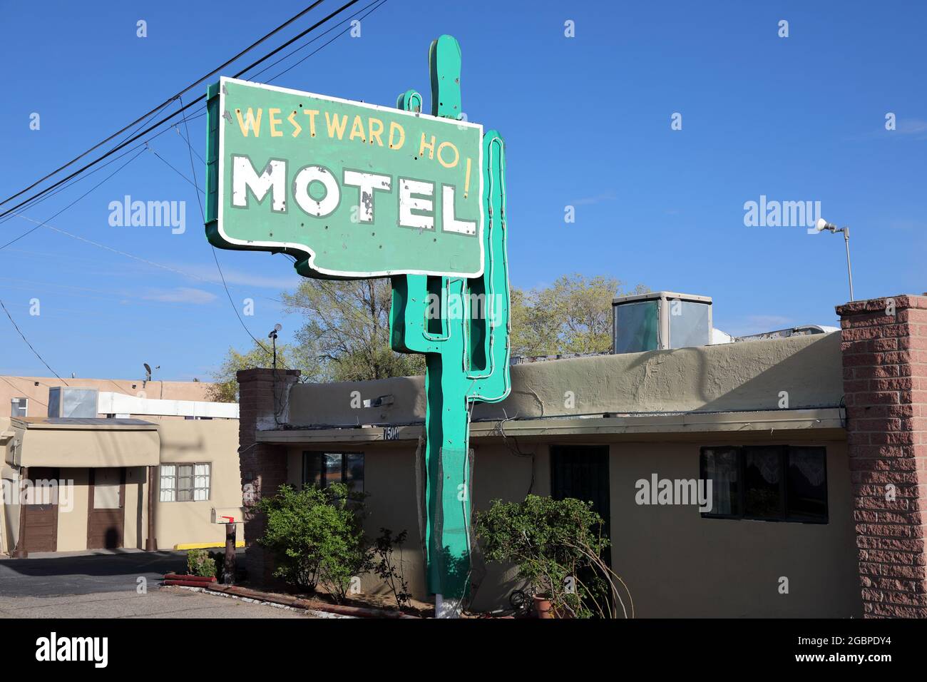 geography / travel, USA, New Mexico, Albuquerque, Westward HO HO motel ...