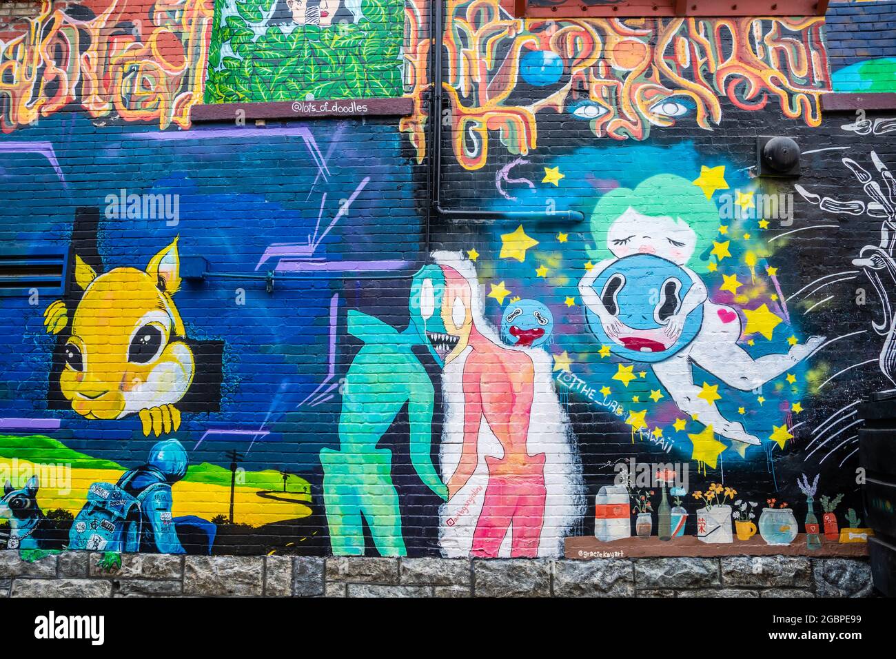 Boise, ID, USA - July 25, 2021: The Freak Alley Gallery Stock Photo - Alamy