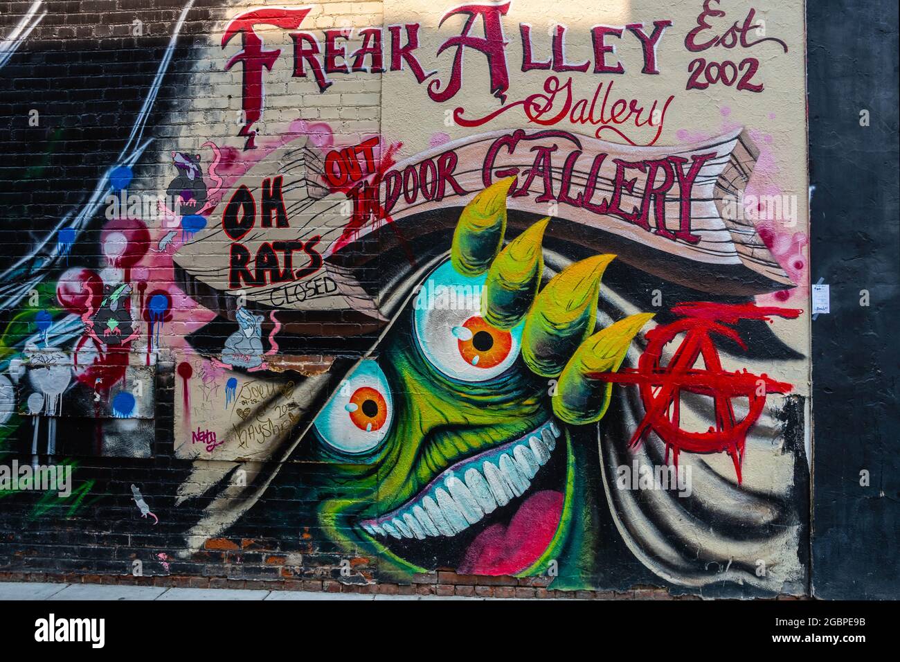 Freak alley gallery hi-res stock photography and images - Alamy