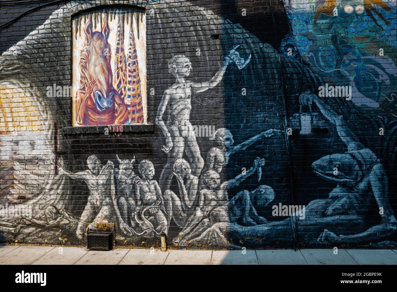 Boise, ID, USA - July 25, 2021: The Freak Alley Gallery Stock Photo - Alamy