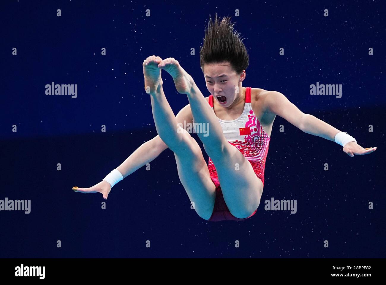 Tokyo, Japan. 5th Aug, 2021. Chen Yuxi of China competes during the ...