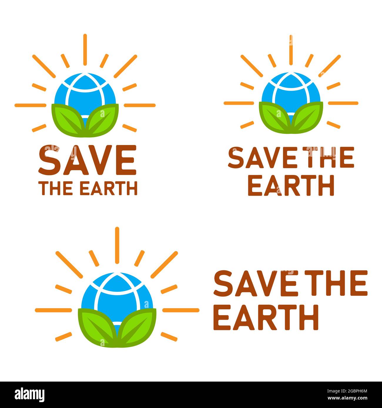 save the earth illustration design. renewable and clean energy ...