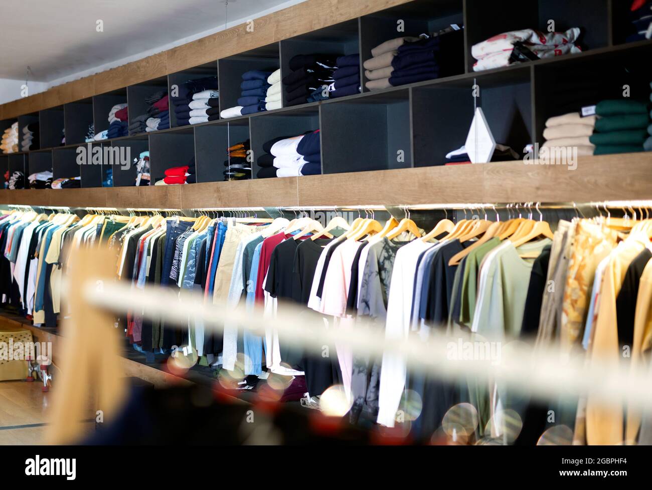 Clothing Store Shelves