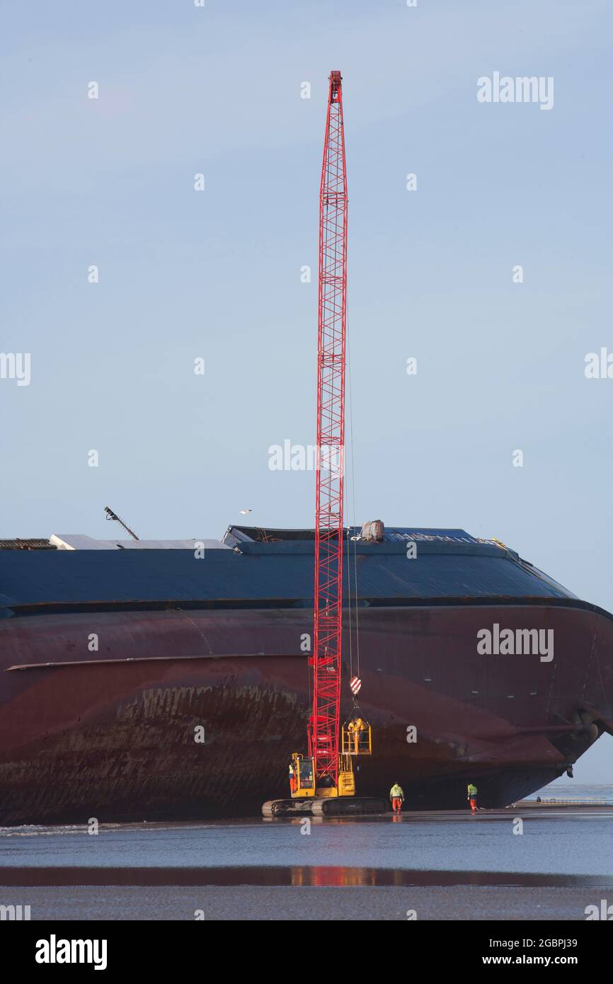 Shipwreck cleveleys blackpool hi-res stock photography and images - Alamy