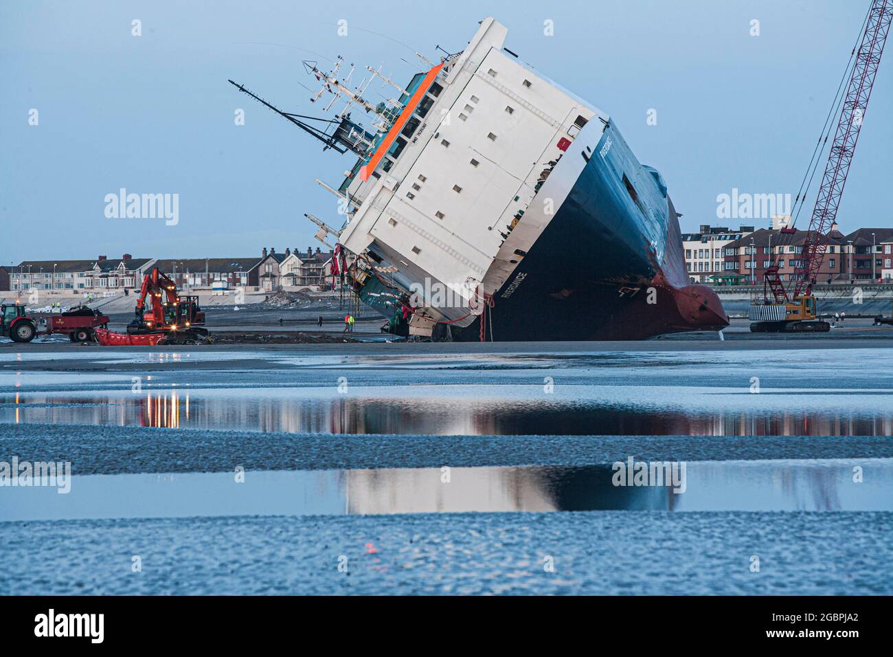 Shipwreck cleveleys blackpool hi-res stock photography and images - Alamy