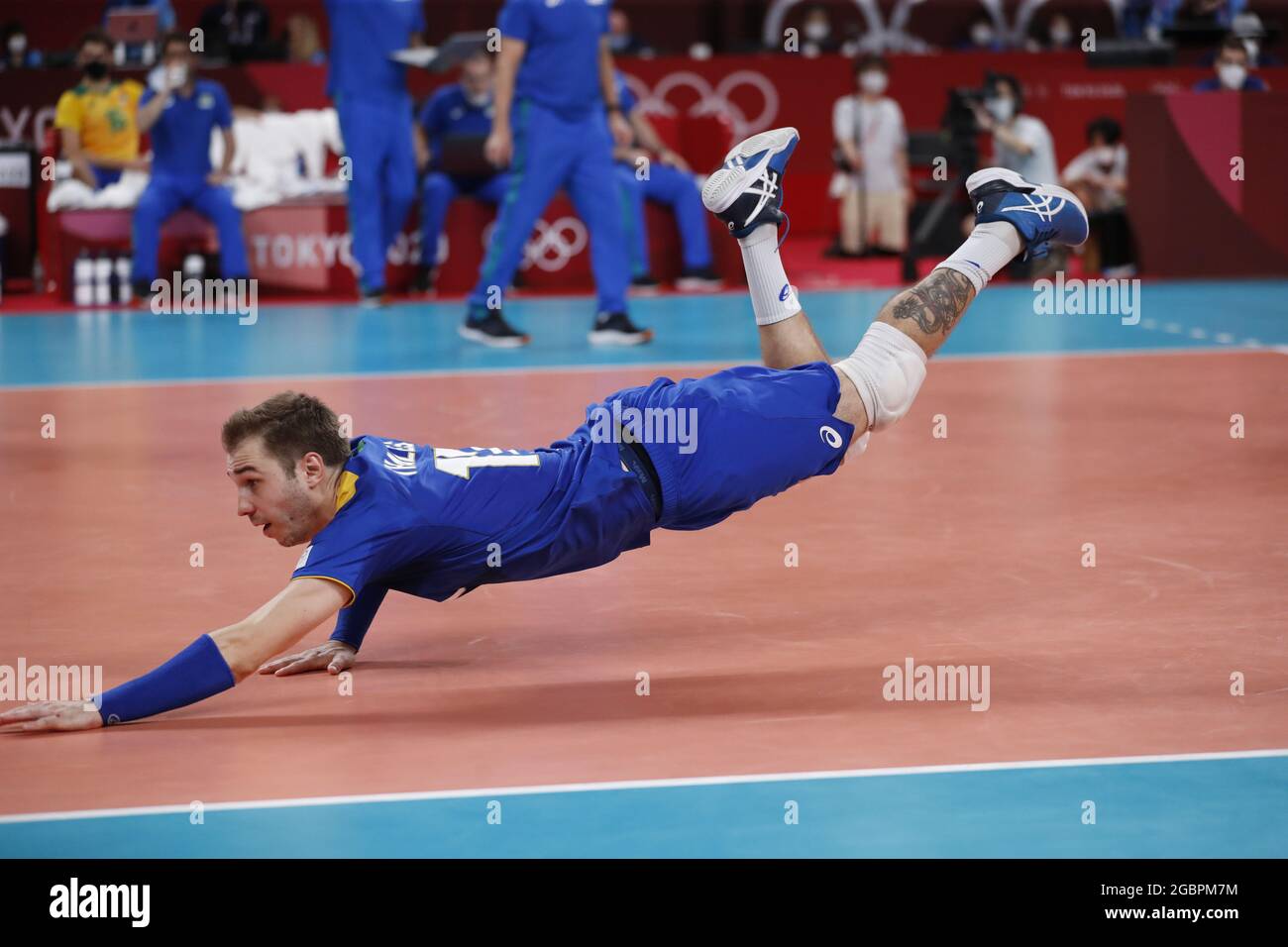 Tokyo Japan August 5 2021 Tokyo2020 Olympic Games Brazil And Russia