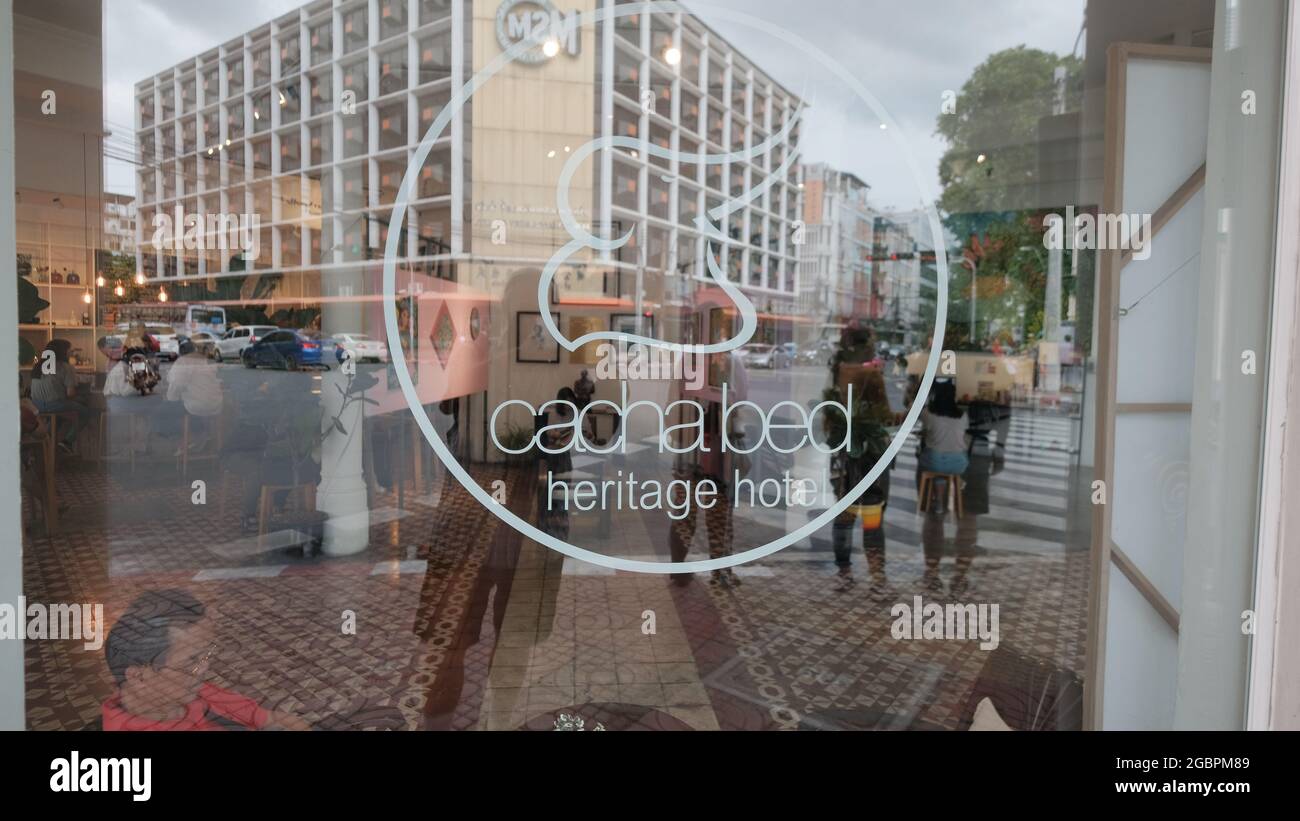 Cacha Bed Heritage Hotel, central old town Bangkok Thailand Stock Photo ...