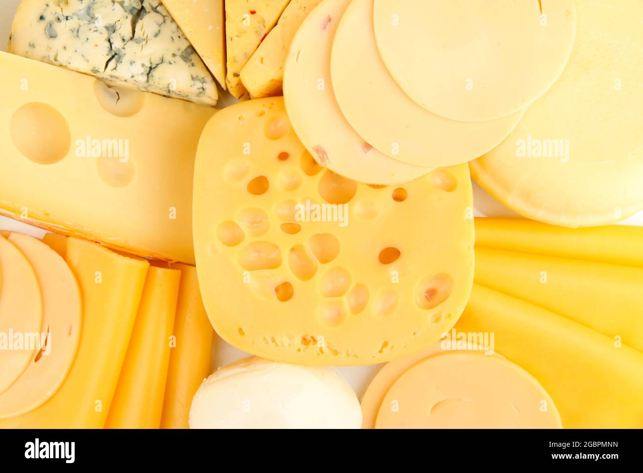 Various types of cheese close up Stock Photo - Alamy