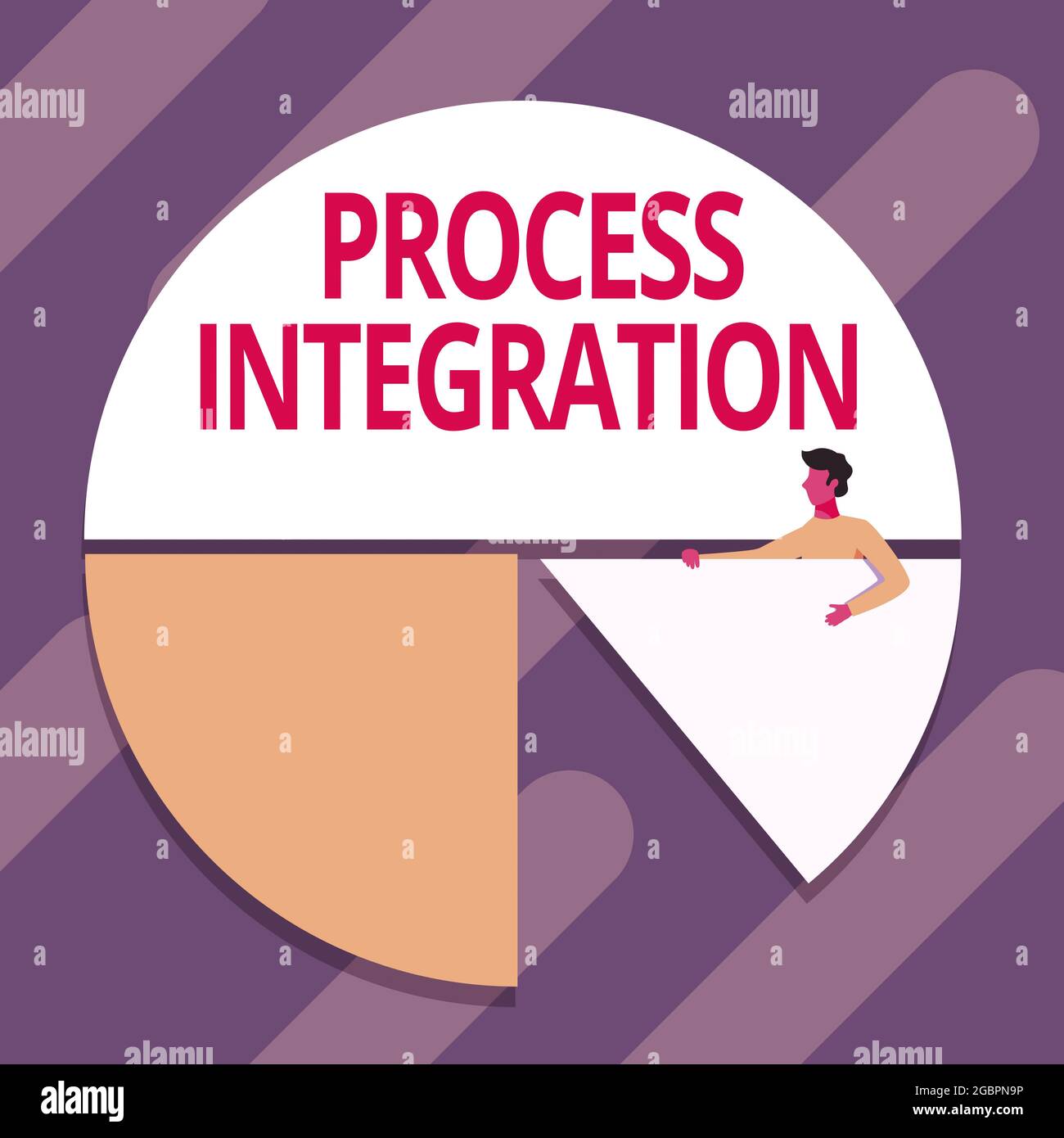 Hand writing sign Process Integration. Concept meaning sharing of data ...