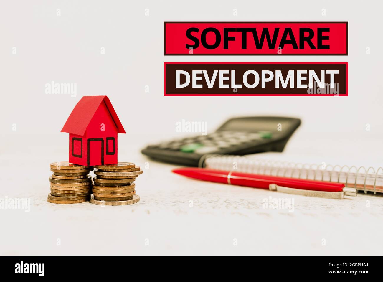 Inspiration showing sign Software Development. Word for software is ...