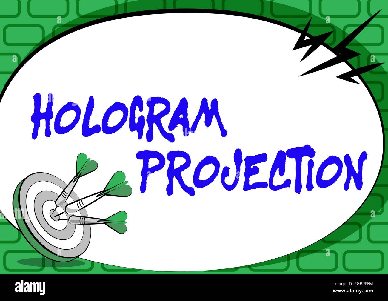 Hand writing sign Hologram Projection. Internet Concept photographic ...