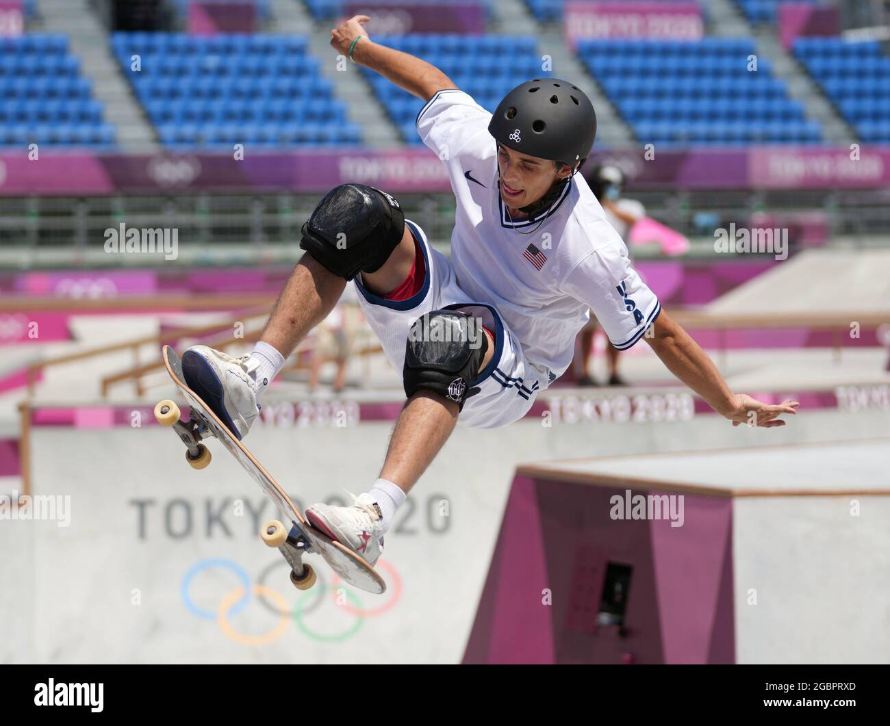 Tokyo, Japan. 5th Aug, 2021. Cory Juneau of the United States competes ...