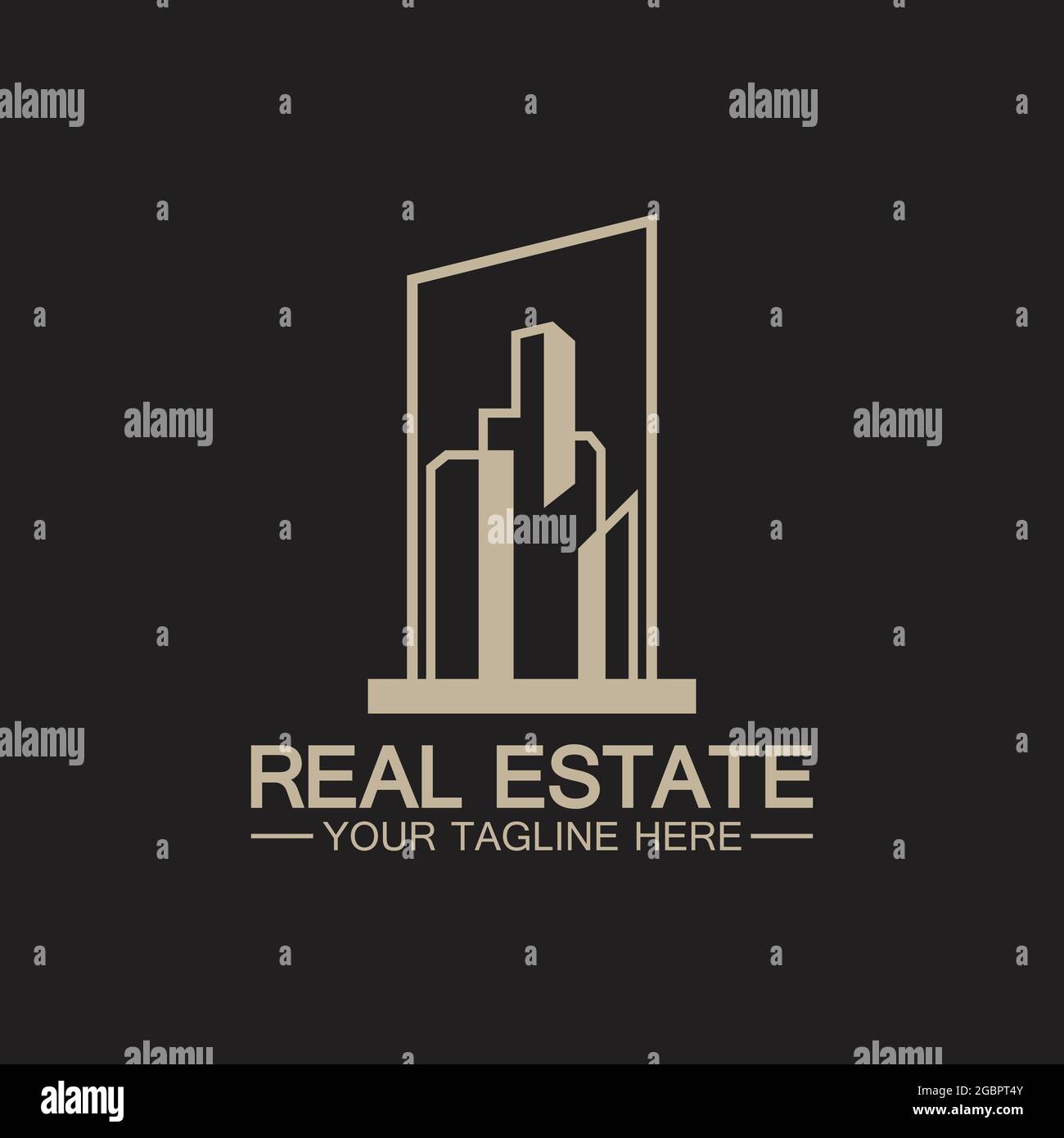 Real Estate Business Logo vector illustration design Stock Vector Image ...