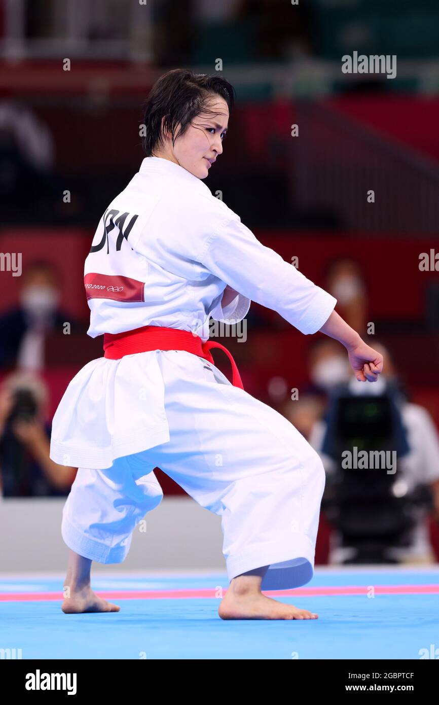 Tokyo, Japan. 5th Aug, 2021. Kiyou Shimizu (JPN) Karate : Women's Kata ...