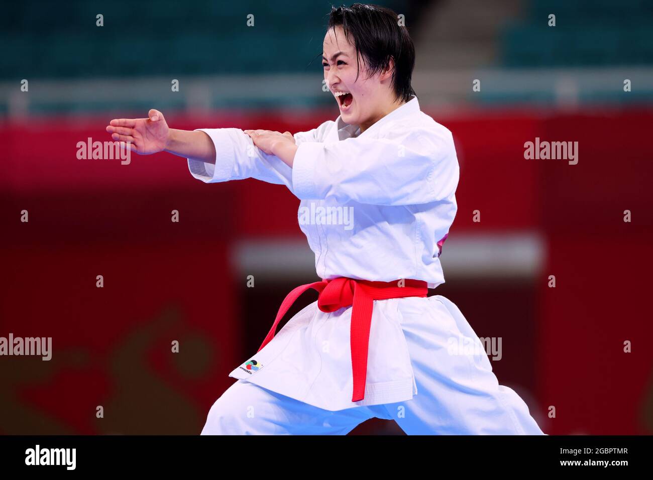 Tokyo, Japan. 5th Aug, 2021. Kiyou Shimizu (JPN) Karate : Women's Kata ...