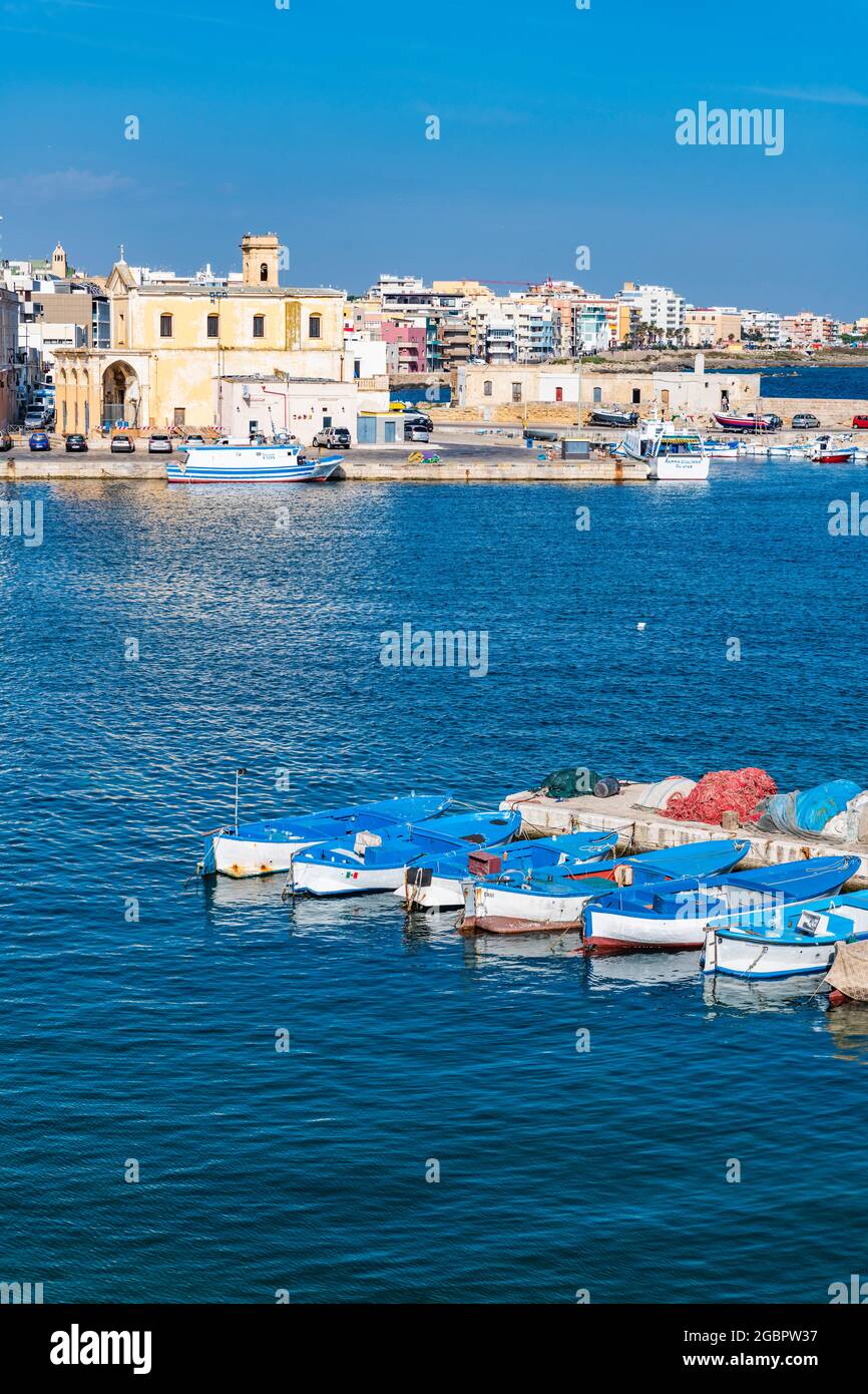 Glimpses of the port and the city of Gallipoli Stock Photo - Alamy
