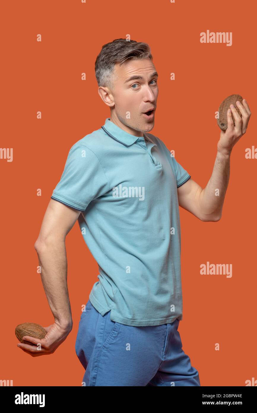 Man in dance pose hi-res stock photography and images - Alamy