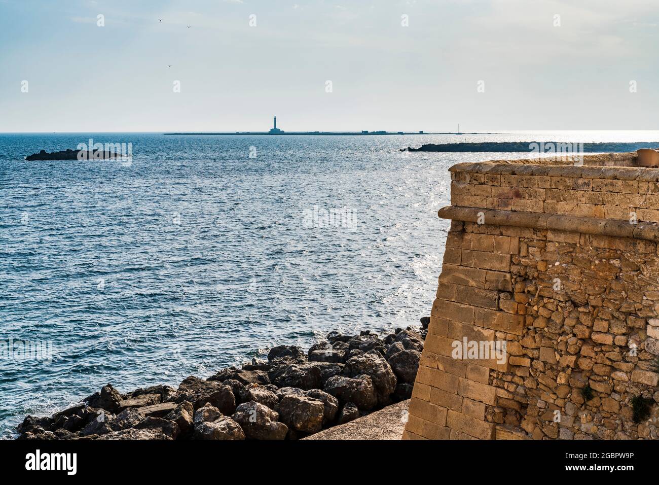 Glimpses of the port and the city of Gallipoli Stock Photo - Alamy
