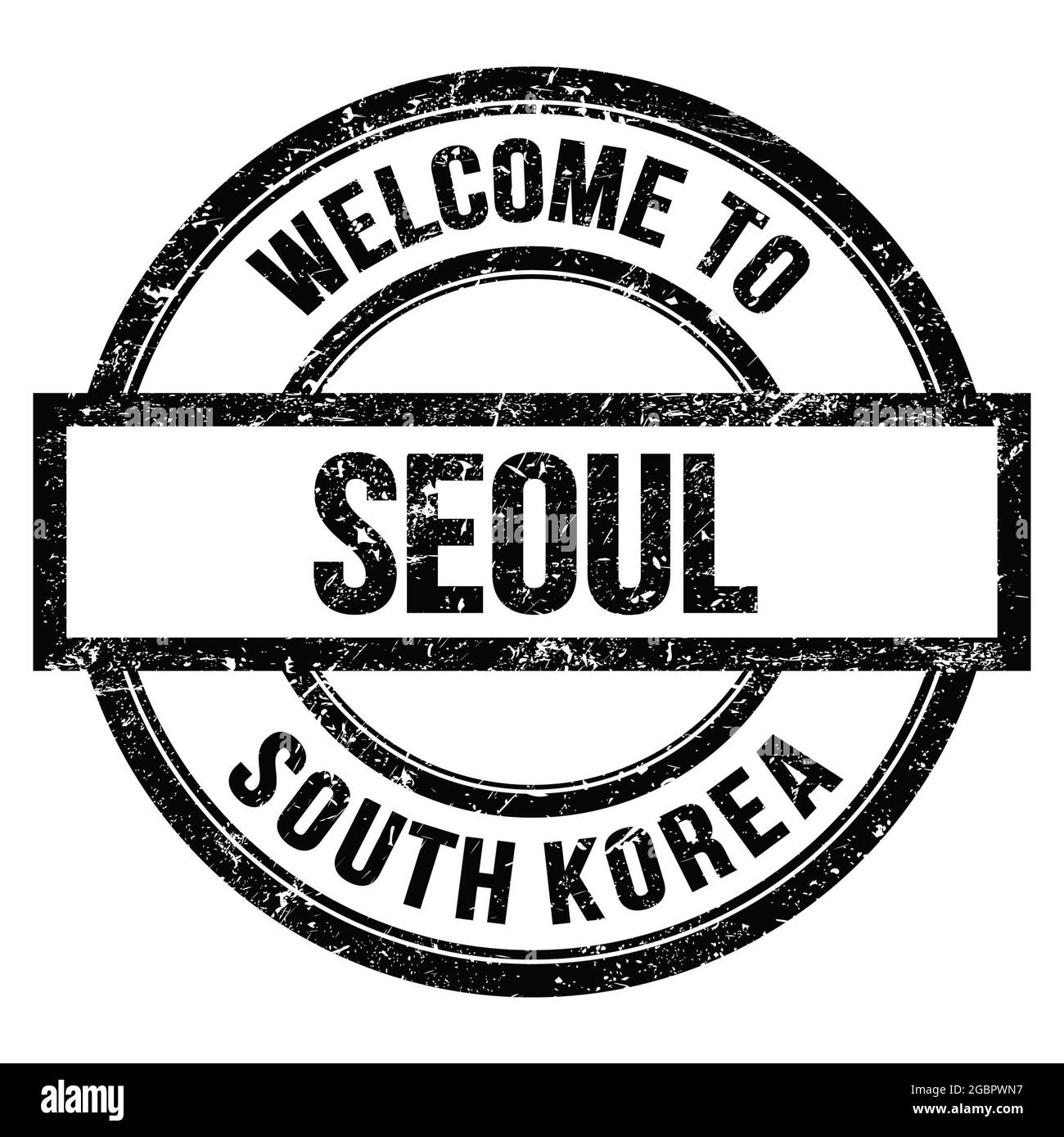 Seoul south korea sign welcome hi-res stock photography and images - Alamy