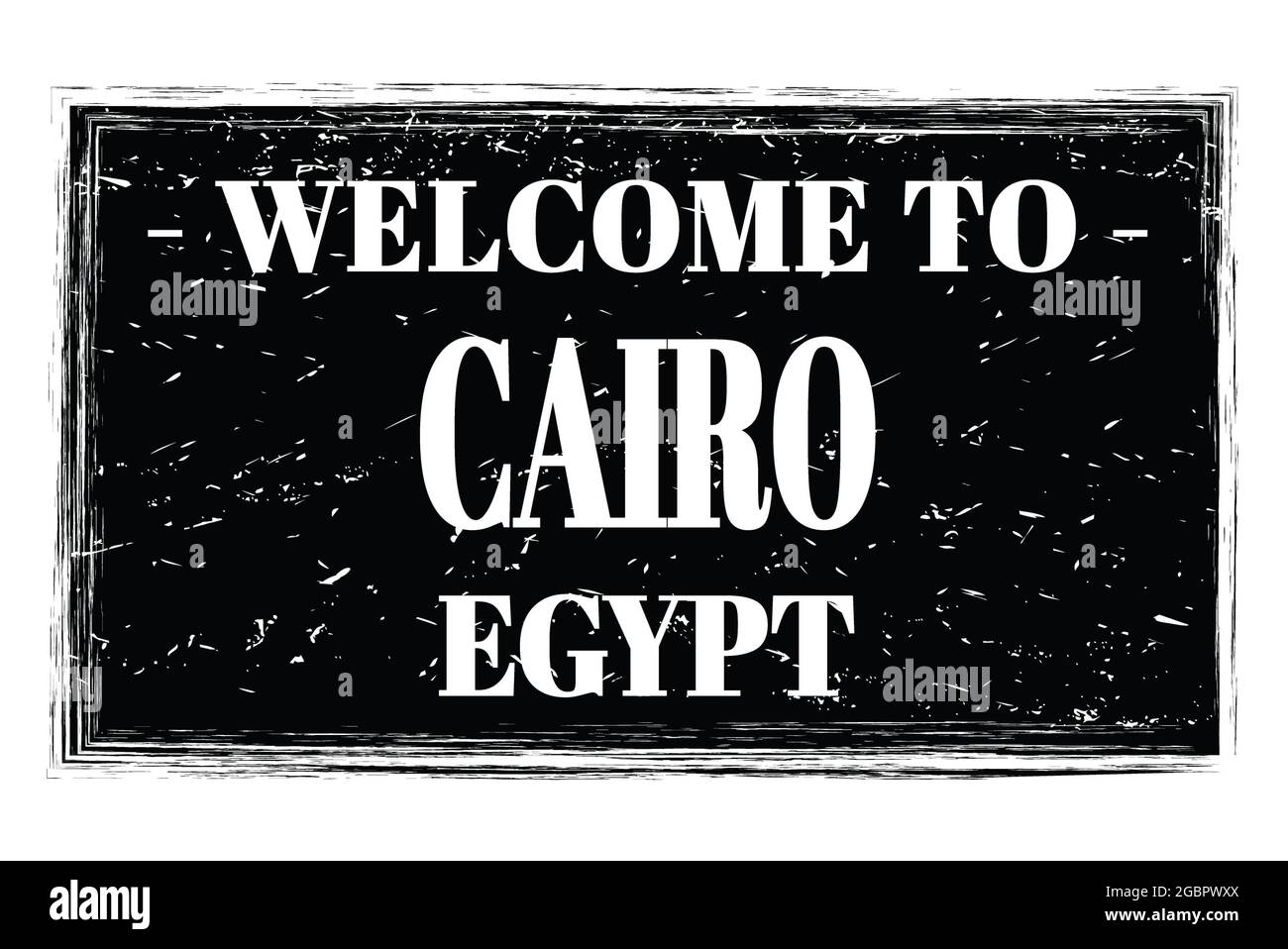 Welcome To Egypt Sign Cut Out Stock Images & Pictures - Alamy