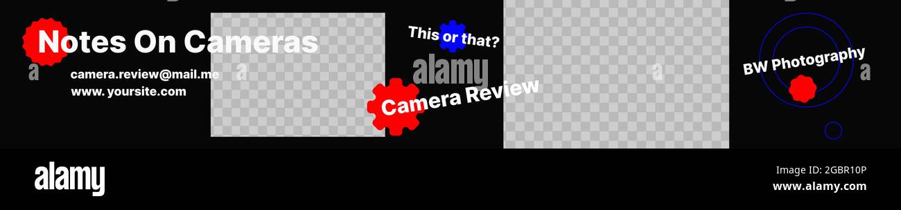 Creative Header for Your Camera Review Channel on Video Platform ...