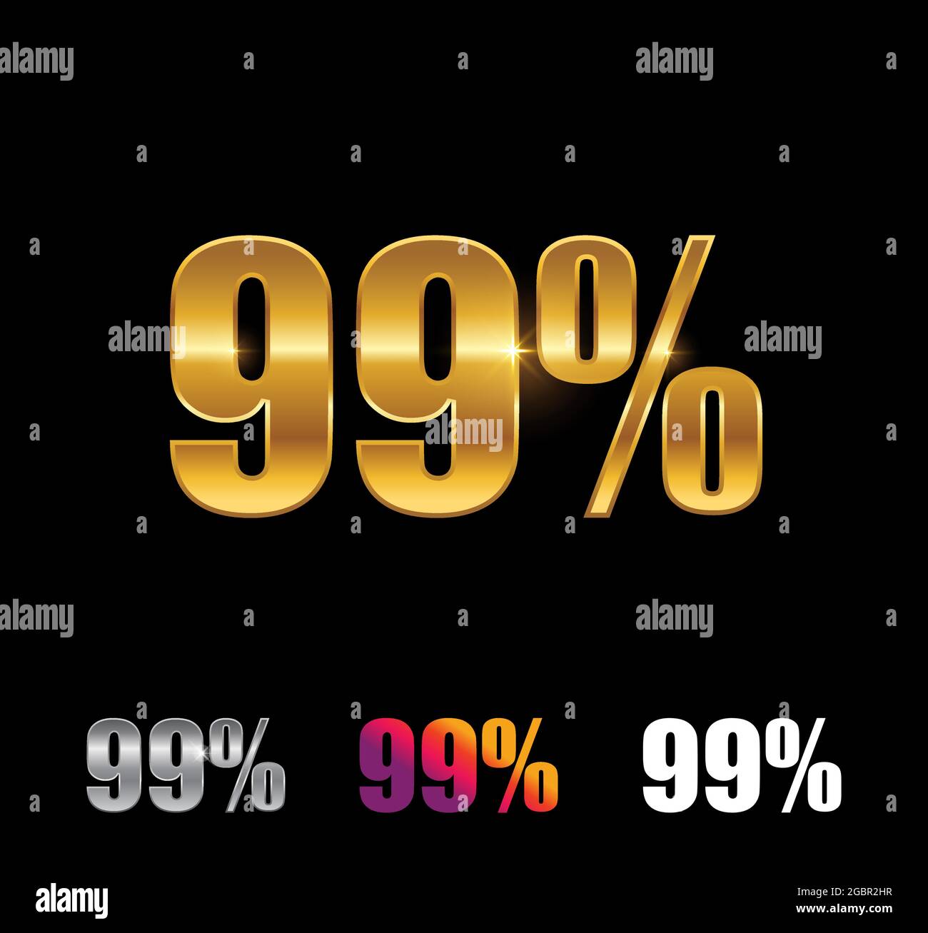99 percent vector vectors hi-res stock photography and images - Alamy