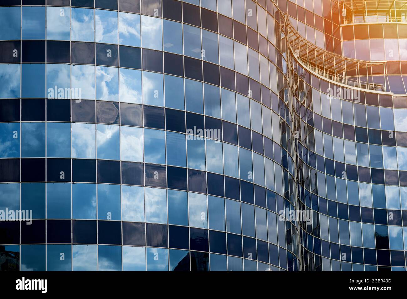 windows office building for background. detail of a skyscraper Stock ...