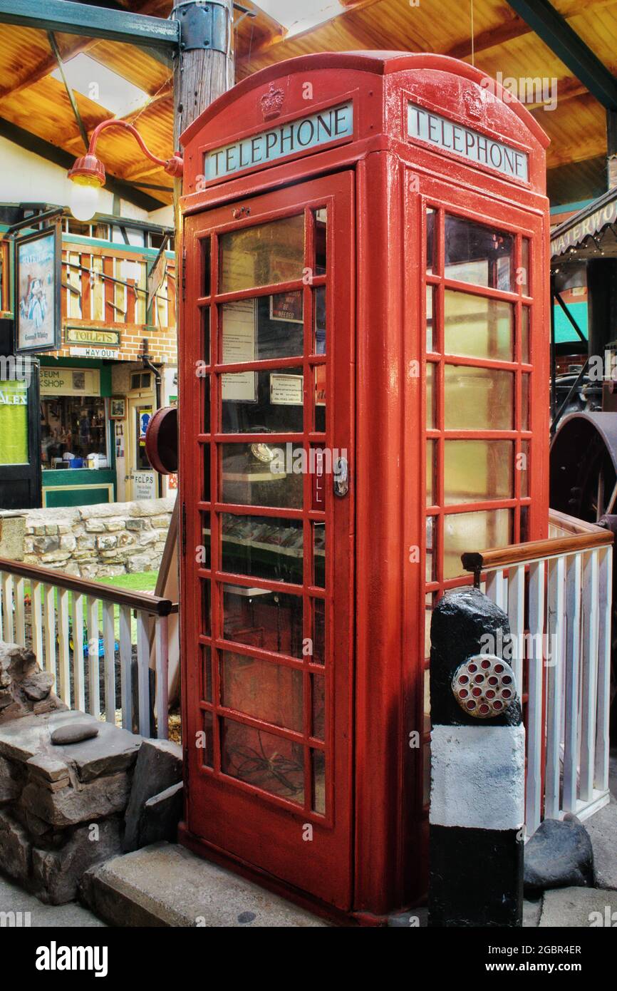 History of a Red Telephone Box Stock Photo - Alamy