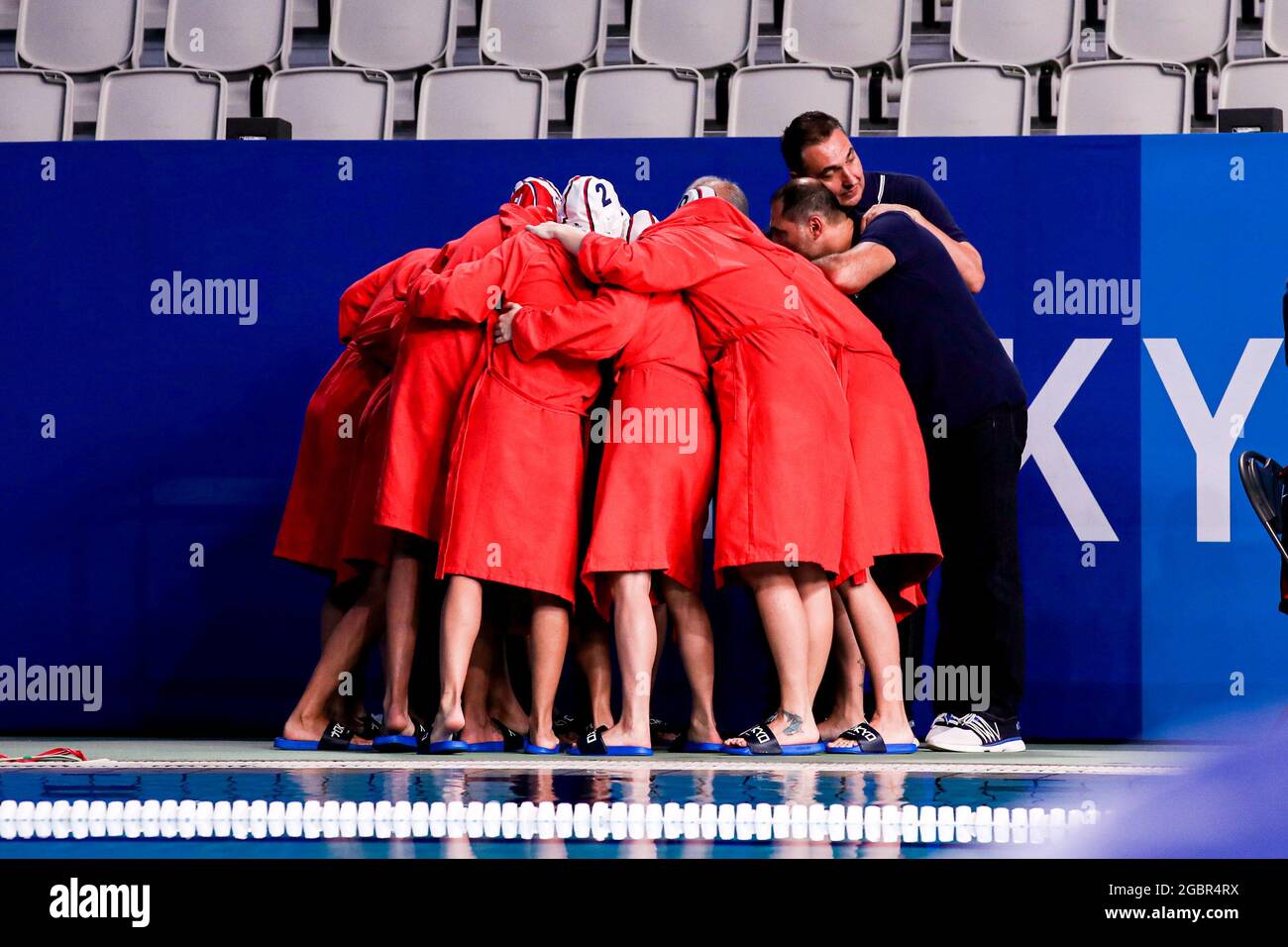 TOKYO, JAPAN - AUGUST 5: Team ROC during the Tokyo 2020 Olympic ...