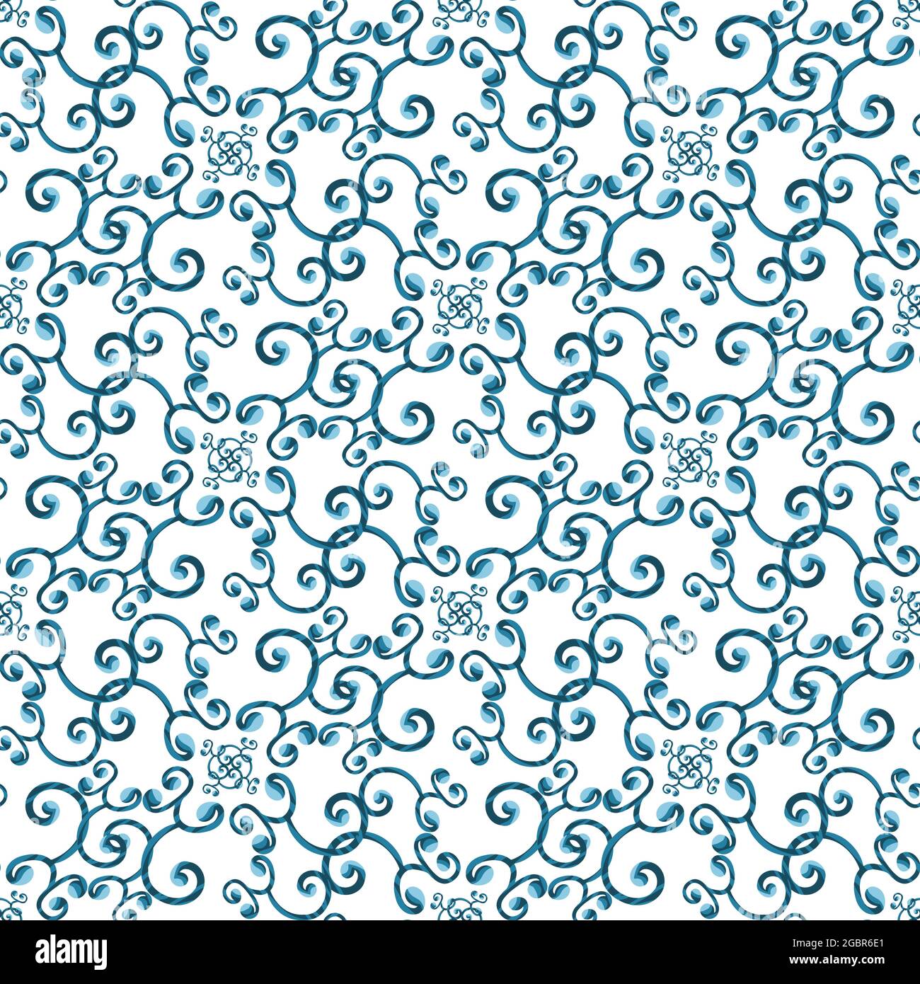 Sicilian Blue Ceramic tile pattern, repeating texture print, background ...