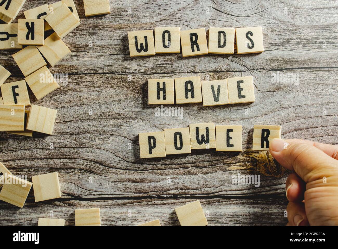 Power word hi-res stock photography and images - Alamy