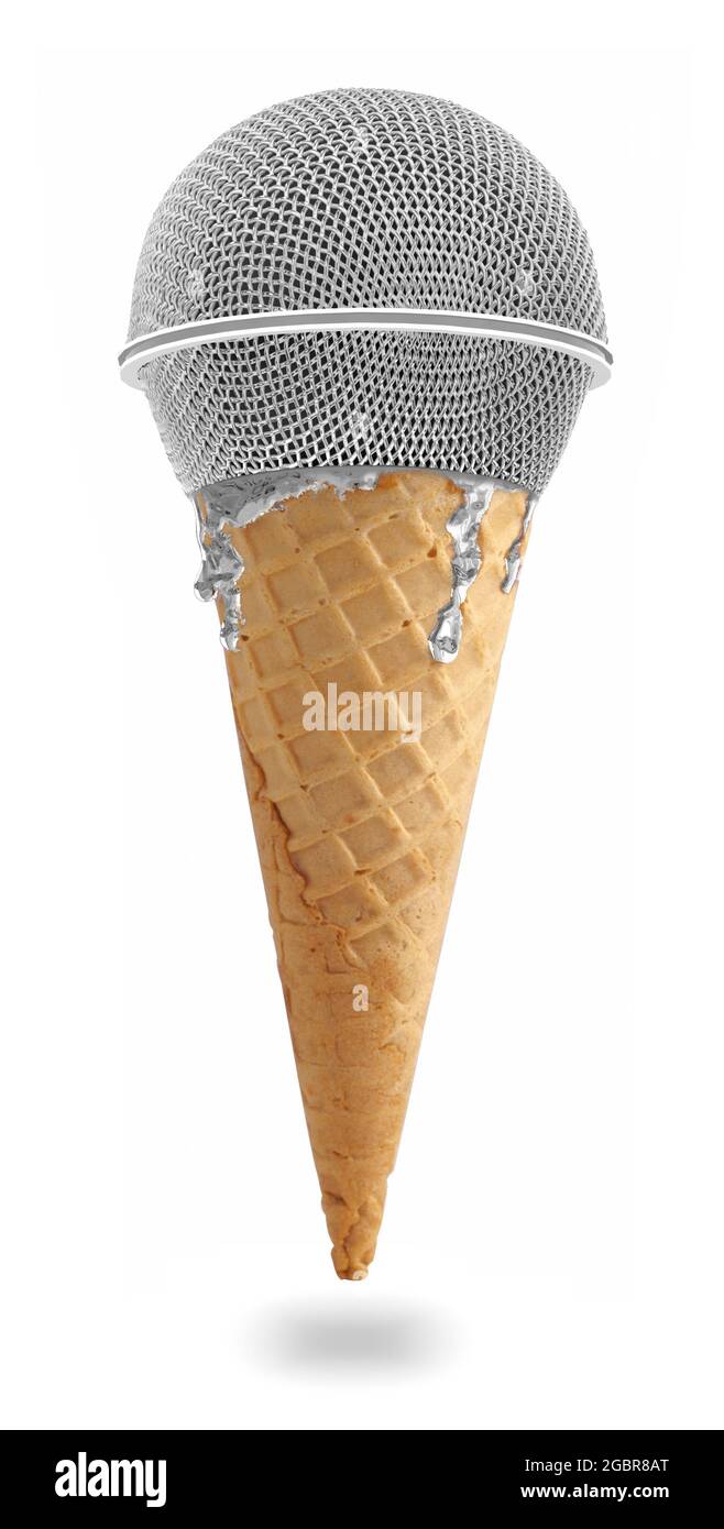 Microphone concept illustration hi-res stock photography and images - Alamy