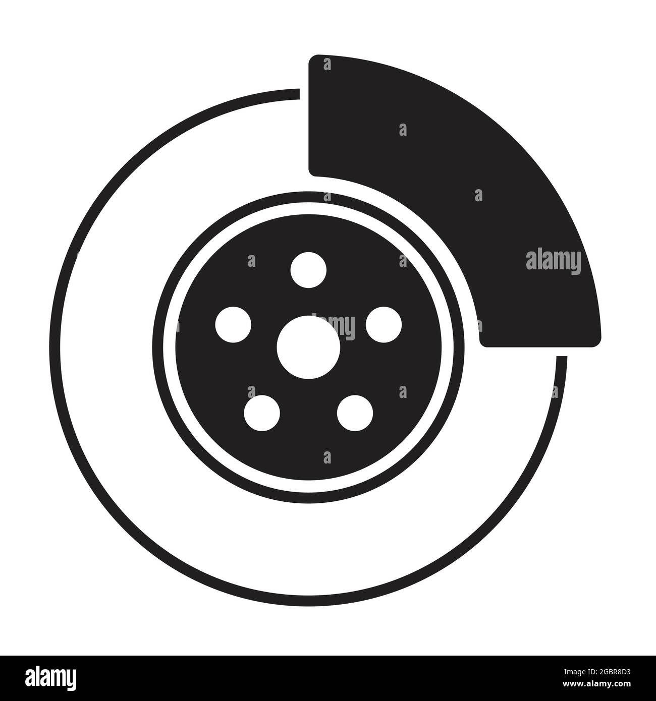 Car brake icon vector auto service, repair concept for graphic design ...