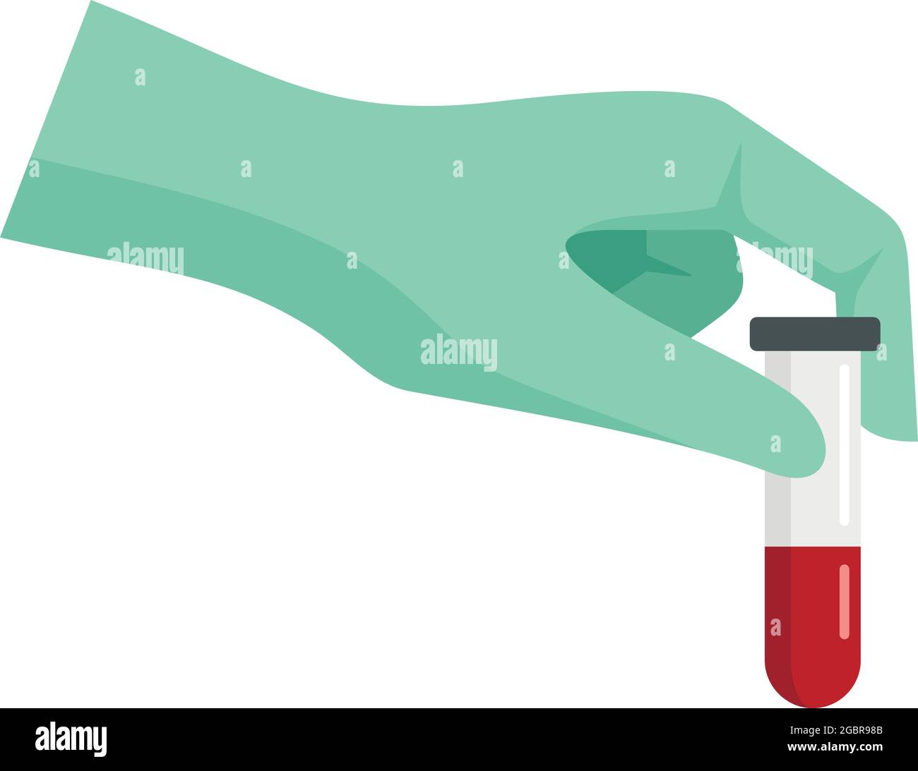 Blood analyse icon. Flat illustration of blood analyse vector icon ...