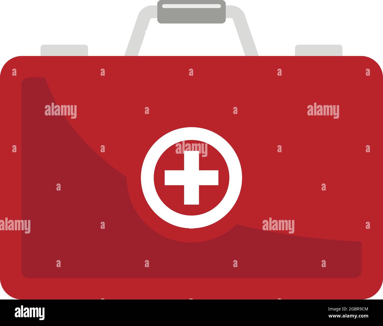Diabetes first aid kit icon. Flat illustration of diabetes first aid ...