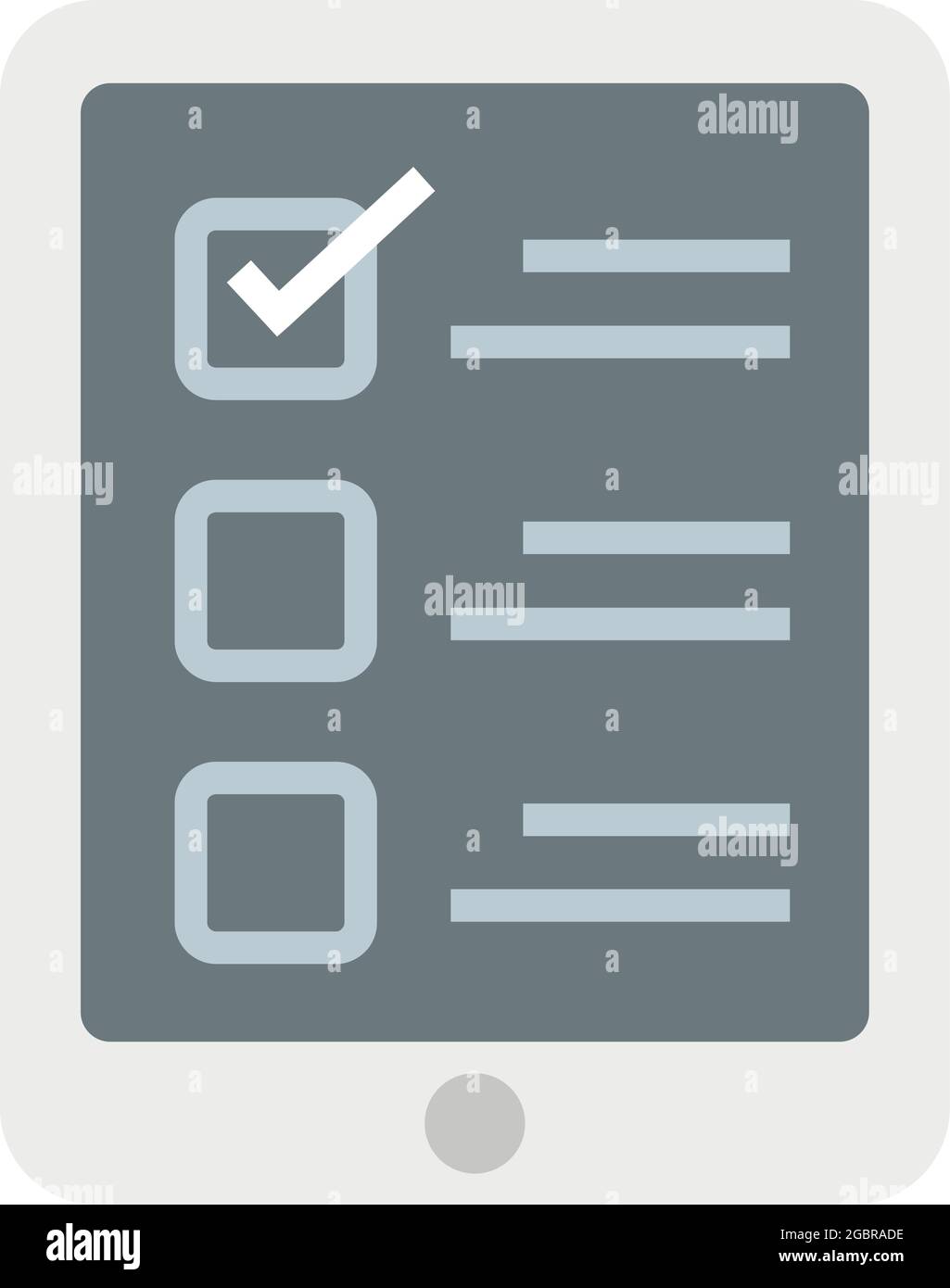 Online questionnaire icon. Flat illustration of online questionnaire ...