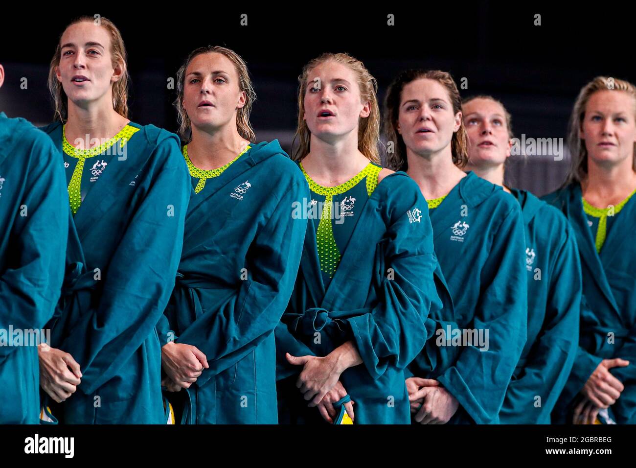 TOKYO, JAPAN - AUGUST 5: Elle Armit of Australia, Bronte Halligan of ...