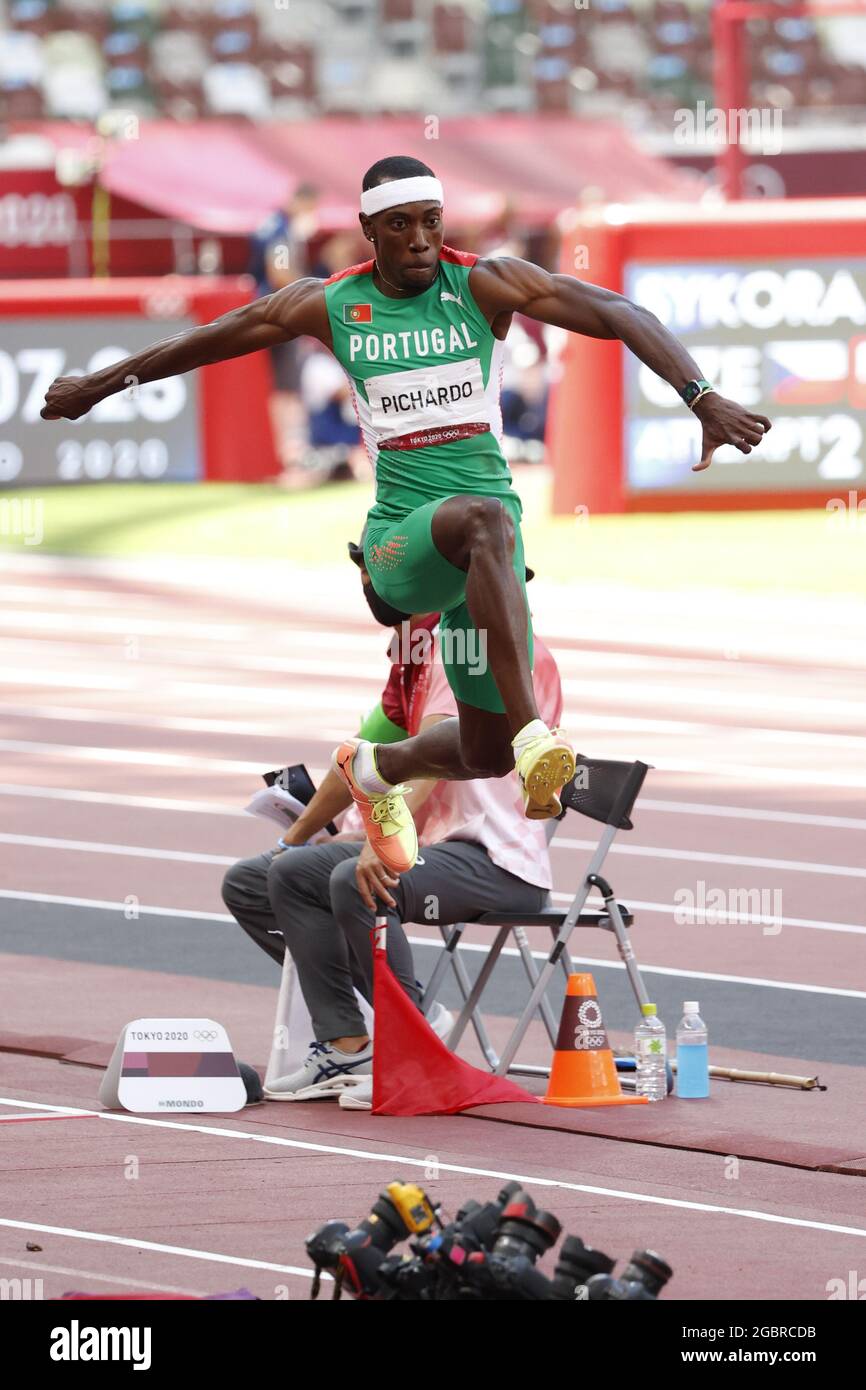 Pedro PICHARDO (POR) Gold Medal during the Olympic Games Tokyo 2020, Athletics Men's Triple Jump ...