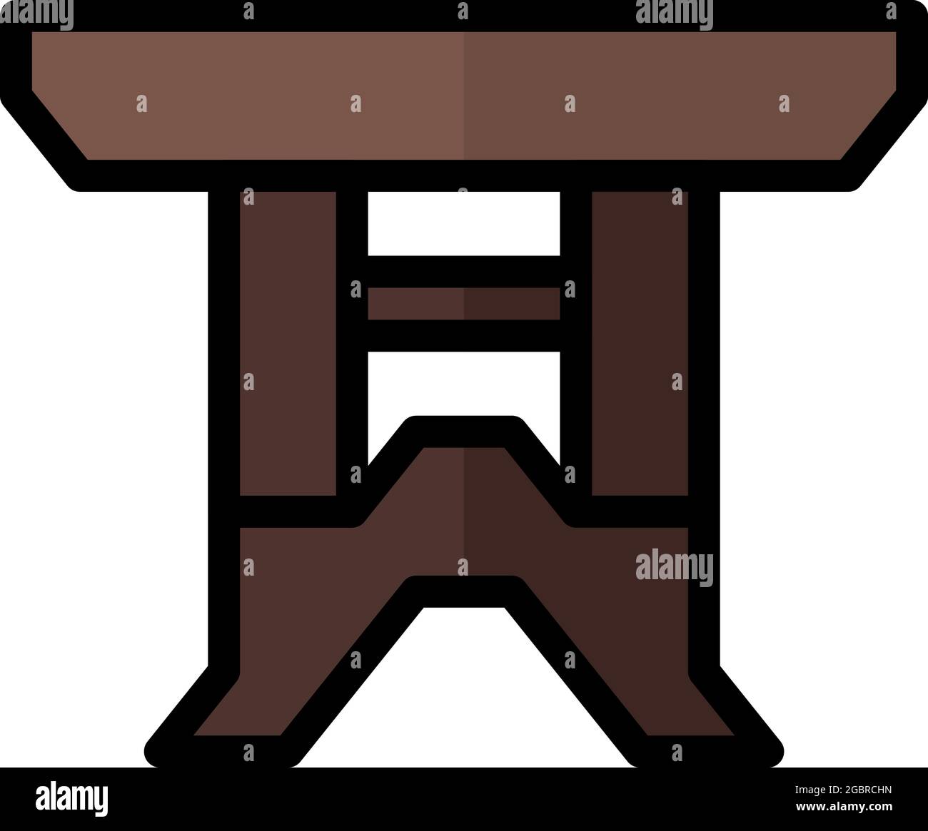 illustration vector icon table flat line style collection vector. More ...