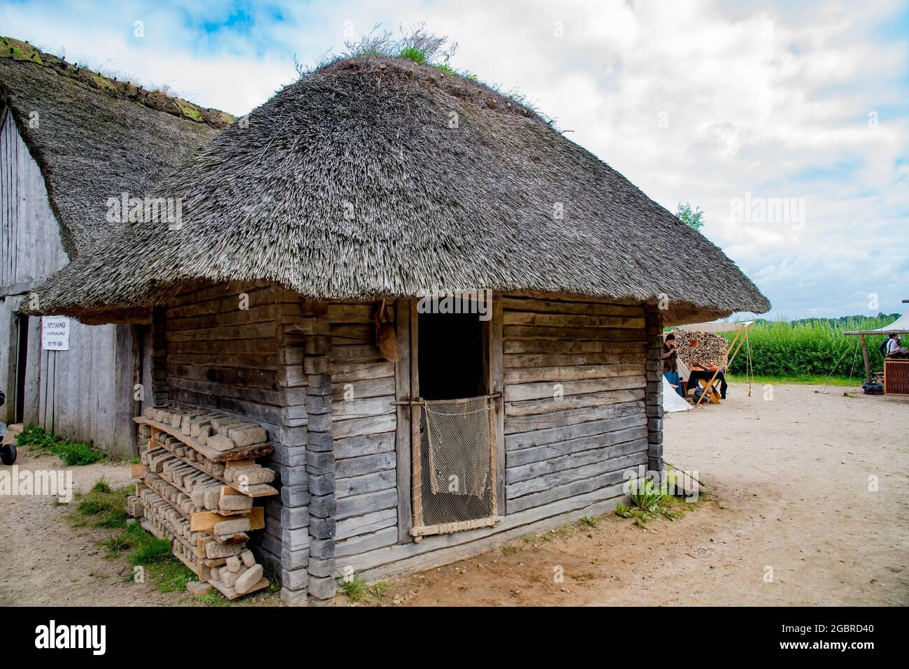 Viking village reconstruction hi-res stock photography and images - Alamy