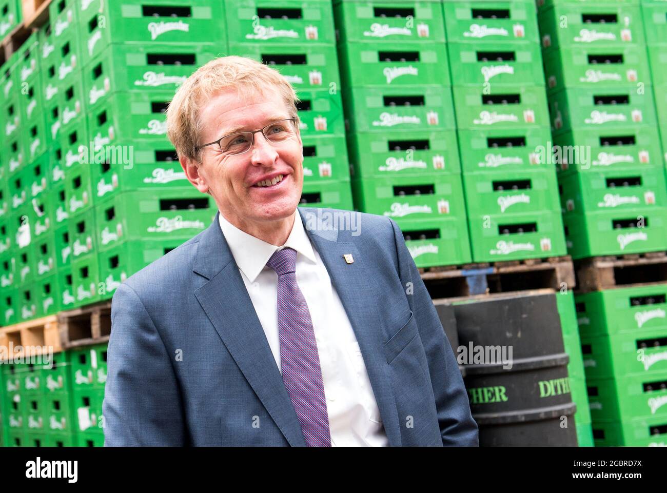 Husum, Germany. 05th Aug, 2021. Daniel Günther (CDU), Minister ...