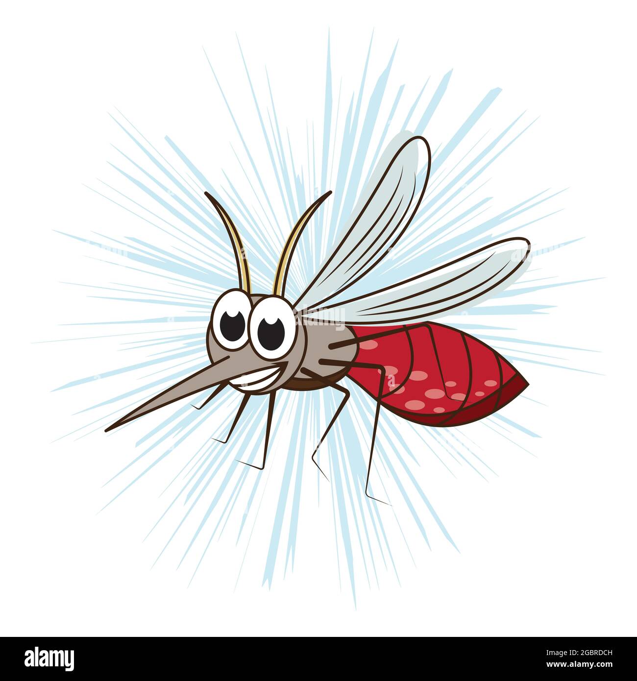 Insect mosquito icon Template vector illustration Stock Vector Image ...