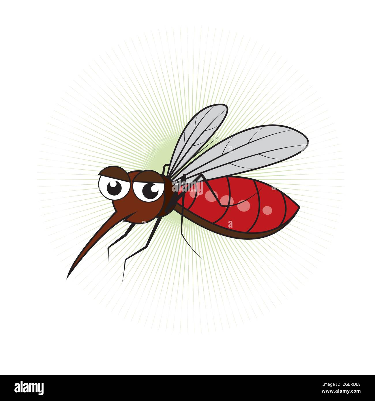Insect mosquito icon Template vector illustration Stock Vector Image ...