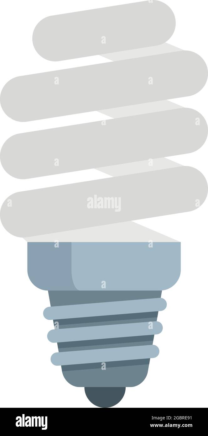 Led bulb icon. Flat illustration of led bulb vector icon isolated on ...